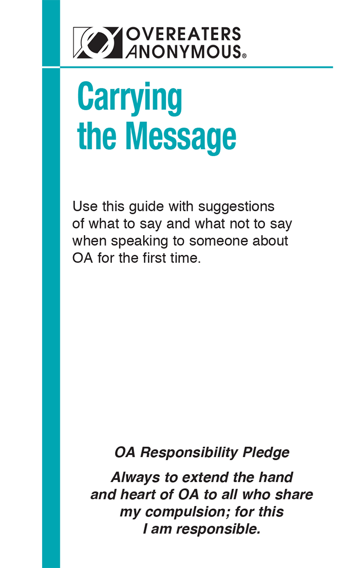 Carrying the Message Wallet Card